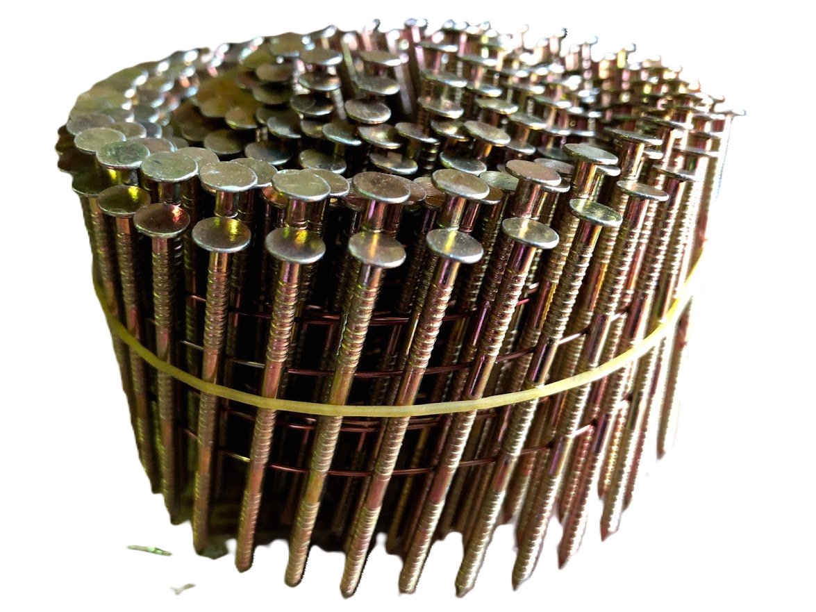15 Degree Flat Wound Coil Nails – Solent Products