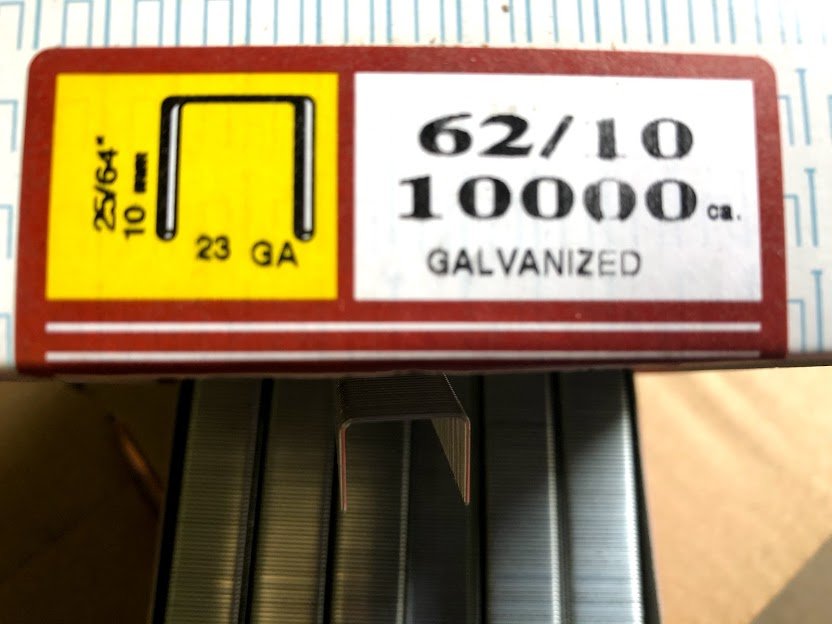 Omer 62 Series Staples 6mm & 10mm. Fit Omer 62.16 Stapler – Solent Products