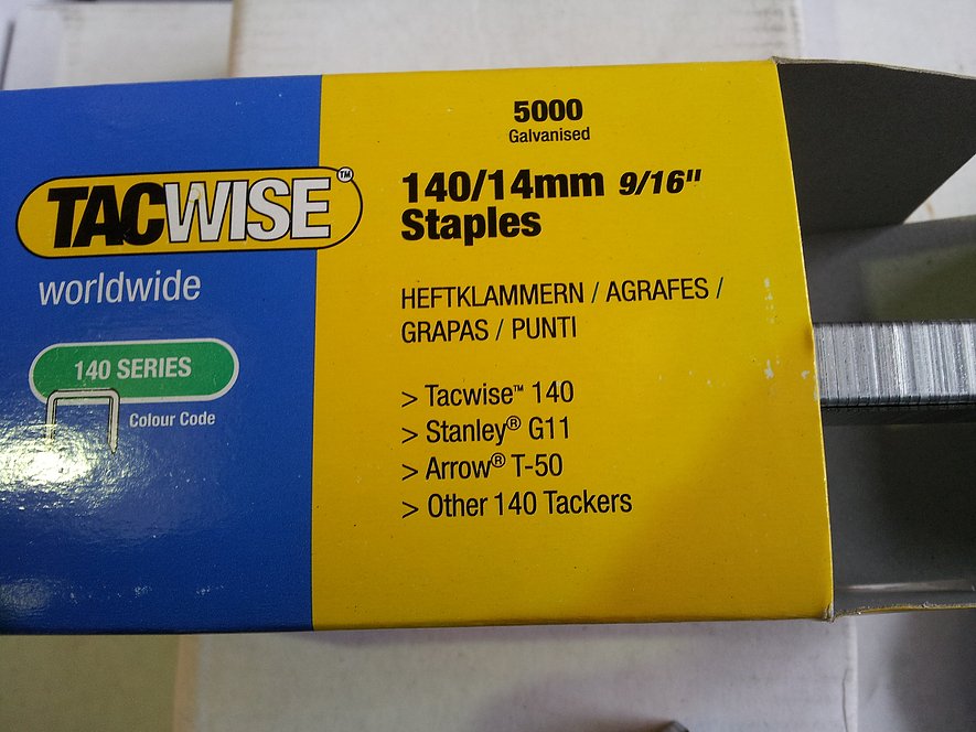Tacwise 140 / A11 Type Galvanised Staples, 8mm-14mm – Solent Products