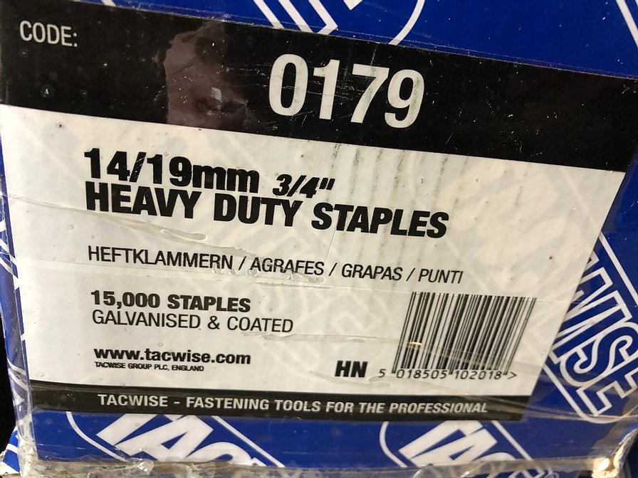 Tacwise Type 14 Staples, 19mm, 25mm, 38mm & 50mm – Solent Products